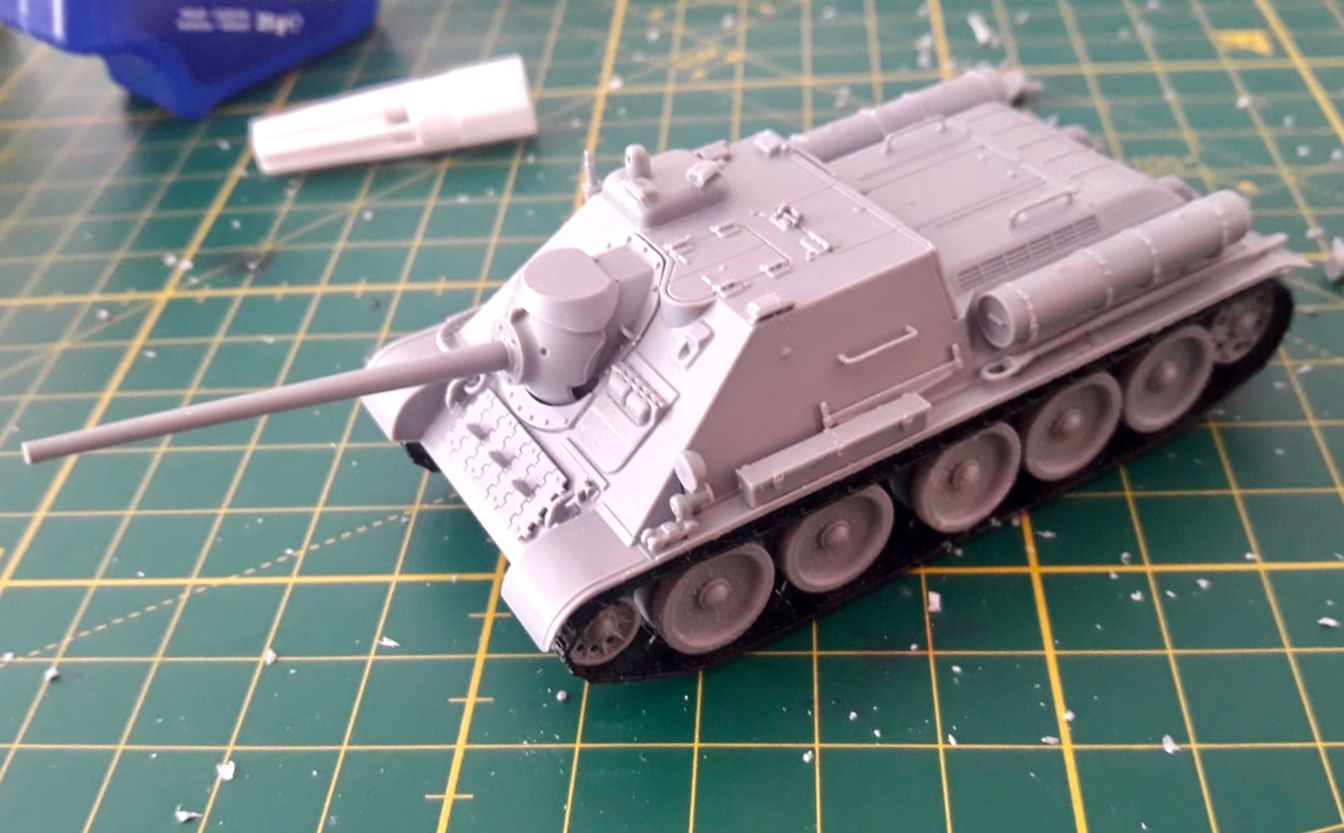 miniafv: Zvezda 1/72 SU-85 Soviet Tank Destroyer (by Kerem Özkır)